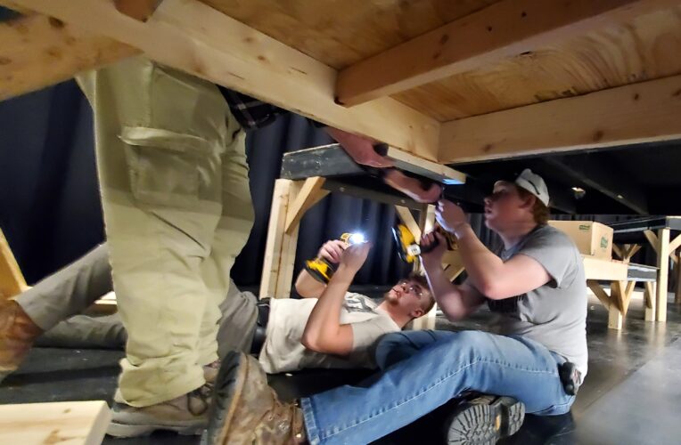 Students making the sets for student musical | News, Sports, Jobs ...